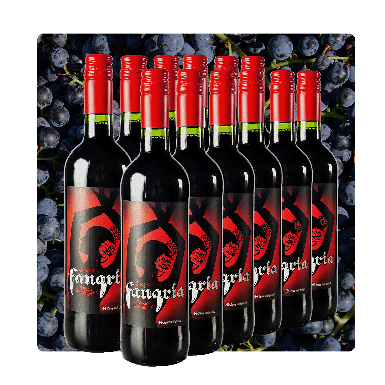 FANGRIA® SANGRIA 12 BOTTLE PARTY SET – Vampire.com