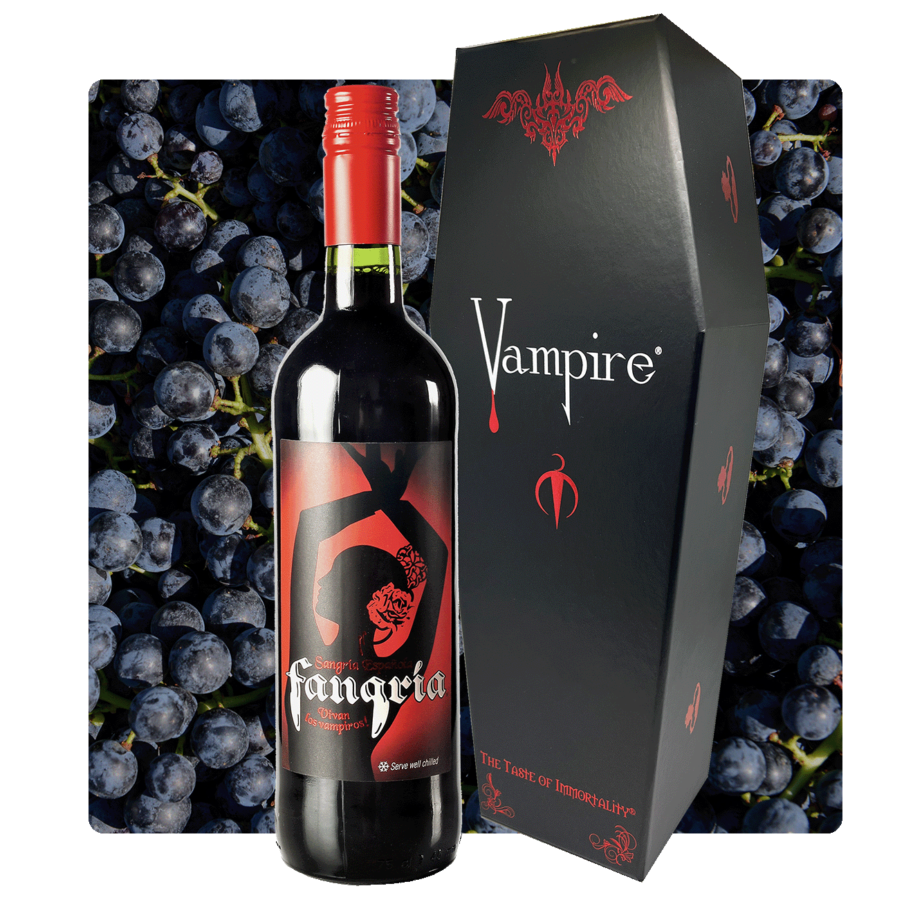 FANGRIA® SANGRIA WITH VAMPIRE COFFIN BOX – Vampire.com