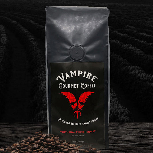 VAMPIRE COFFEE - Nocturnal French Roast (Whole Bean) – Vampire.com